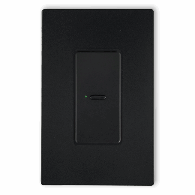 Ultra 1 Button Black BACnet Digital Control Station - Touch-Plate ...
